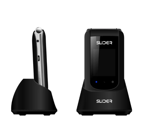 טלפון סלולרי למבוגרים SLIDER W40 | מסך 2.4 | מסך משני 1.2 | מקשים ...